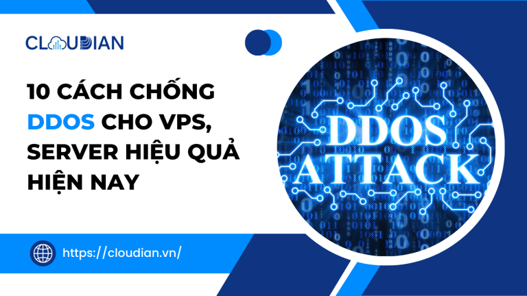 10 cách chống DDoS cho Vps, Server hiệu quả hiện nay - Cloudian